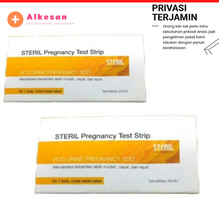 STERIL Strip Test Kehamilan Strip Tes pack Tespack Kehamilan Compact ...