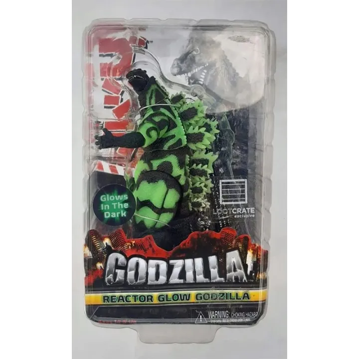 NECA Reactor Glow Godzilla Dinosaur 16.5CM Articulated Figure Model ...