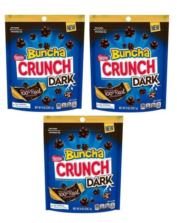 Nestle Crunch Buncha Dark Chocolate 8oz Set of 3 | Lazada PH