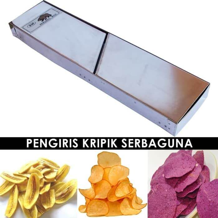 Alat pengiris kripik / pengiris keripik kentang singkong pisang DLL ...