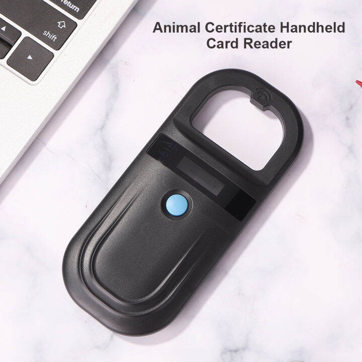 ID Chip Scanner Certificate Handheld Dog Animal Handheld Reader Scanner ...