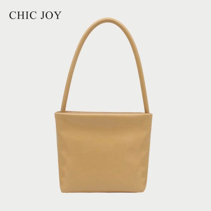 Cjoy กระเป๋าถือ รักแร้ กระเป๋าวินเทจ พกพาสะพายไหล่กระเป๋าคุณยายแฟชั่น หนังน้ำมันกระเป๋าสุภาพสตรี ...