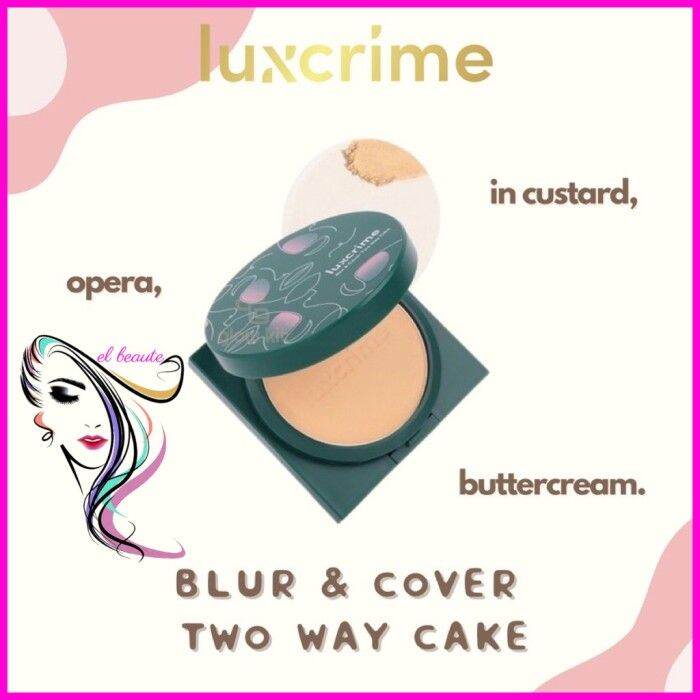 Luxcrime Two Way Cake Blur & Cover | Lazada Indonesia
