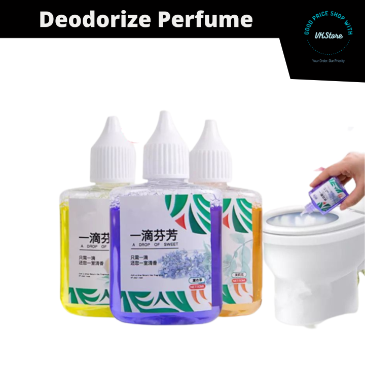 Fragrance Drop (50ml) Bad Smell Remover A DROP OF SWEET Toilet ...