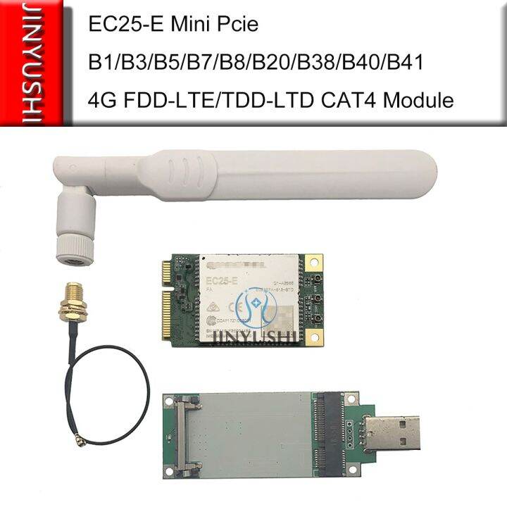 Quectel EC25-E EC25EFA Mini Pcie+IPEX SMA pigtail+5dbi antenna+MINI ...
