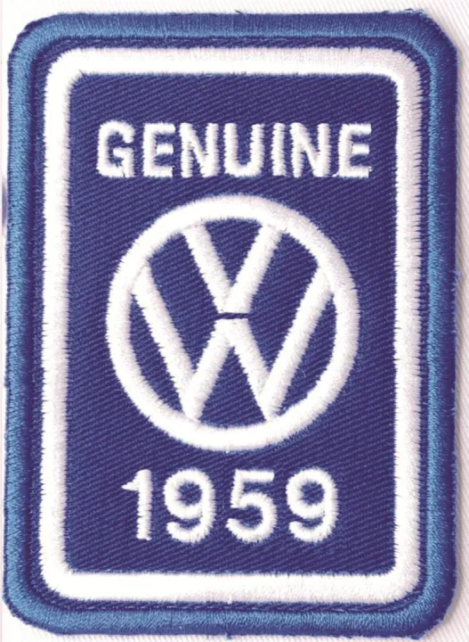 Volkswagen Genuine Year Cloth Patch - Specify Year choice from 1952 ...