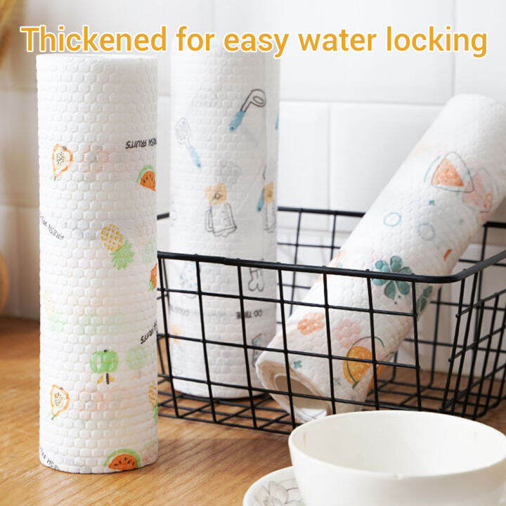50 Pulls Kitchen Tissue Paper Oil Quick Absorbent Disposable Party ...