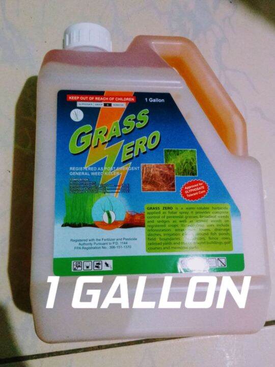 GRASS ZERO WEED KILLER HERBICIDE (1 GALLON) BY RNE | Lazada PH