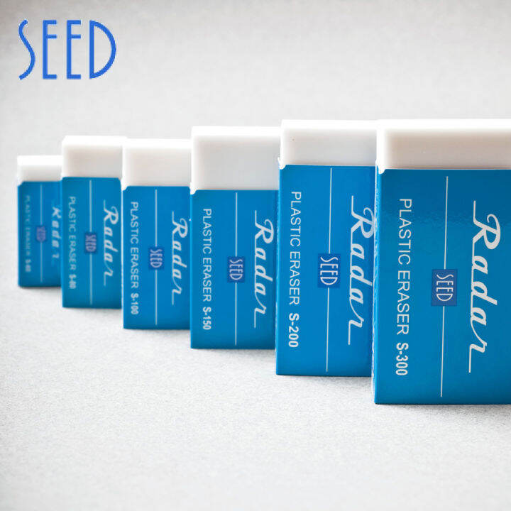 【SEED】Plastic Eraser S 60 S 80 S 100 S 200 S 300 | Lazada
