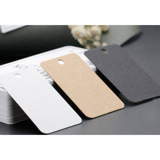 ป้ายแท็ก ป้ายห้อยสินค้า ป้ายห้อยเสื้อผ้า paper tag ทรงสี่เหลี่ยม ...