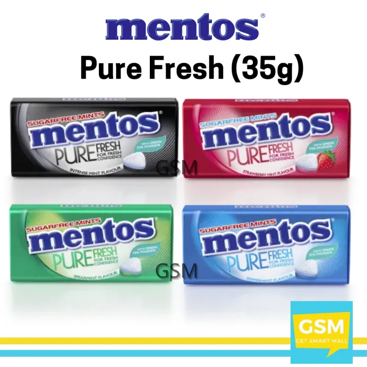 Mentos Pure Fresh Tin 35g | Lazada