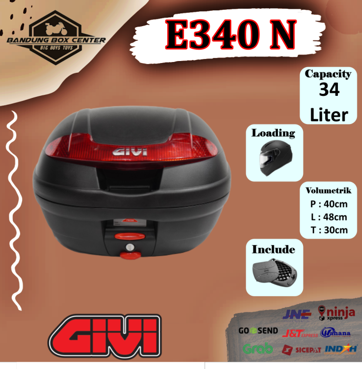 Box Motor GIVI E34 N Box Touring Givi E340 Box Givi E 34 N Box Motor Givi | Lazada Indonesia