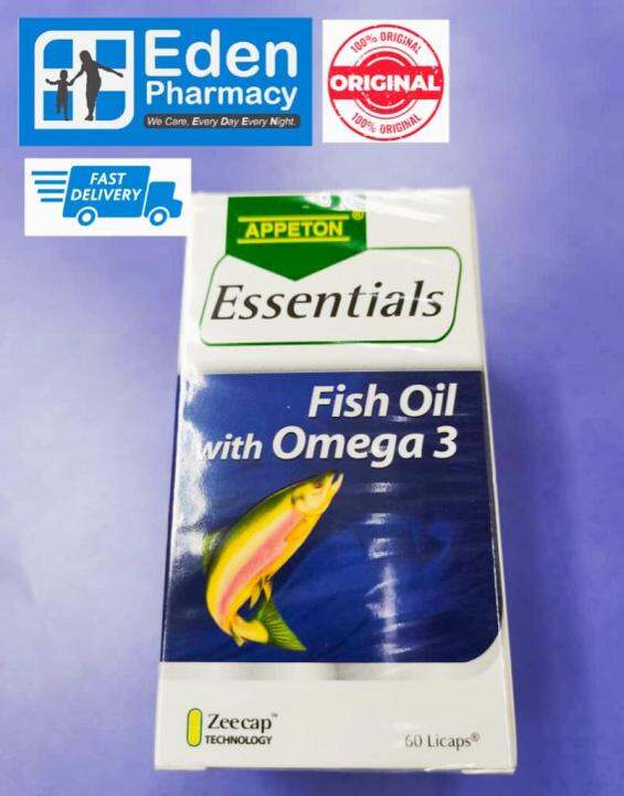 Appeton Essentials Fish Oil with Omega 3 ( 60's ) | Lazada