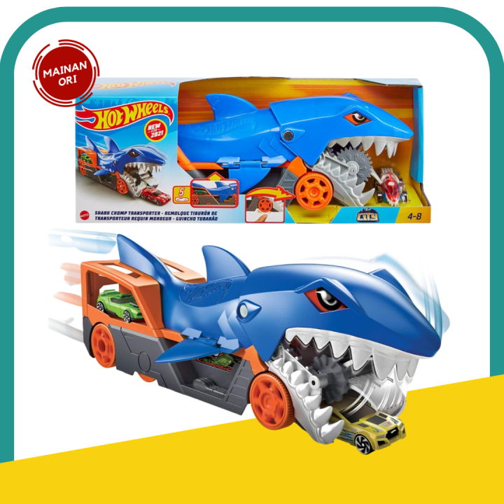 Hot Wheels Hot Wheels City Shark Chomp Transporter Original GVG36 ...