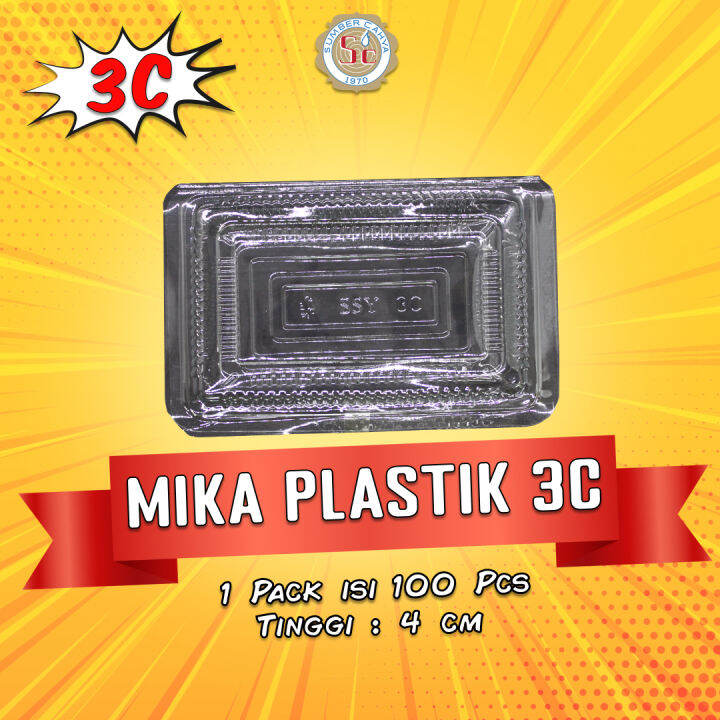 Mika Plastik Kue Ukuran 3C isi 100 pcs Food Grade | Lazada Indonesia