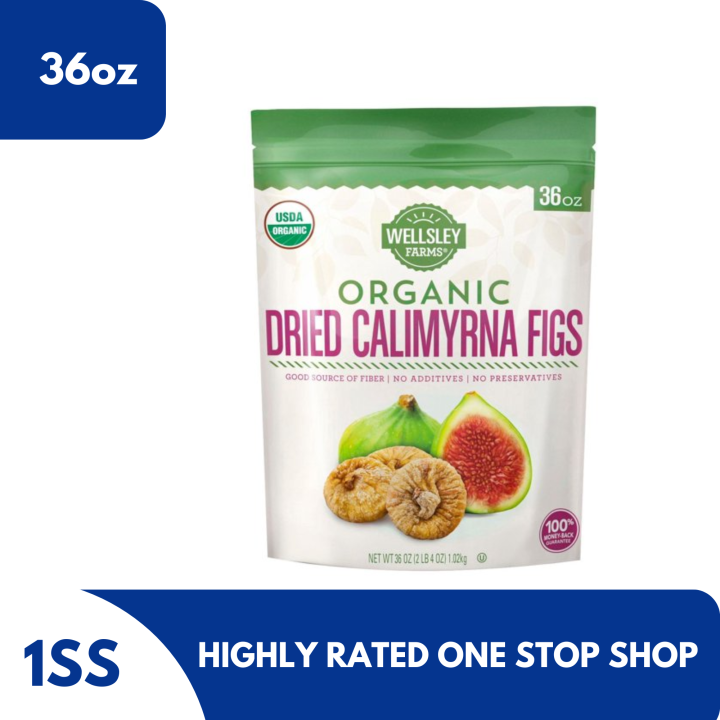 Wellsley Farms Organic Dried Calimyrna Figs, 36oz (Exp Nov 6, 2023 ...