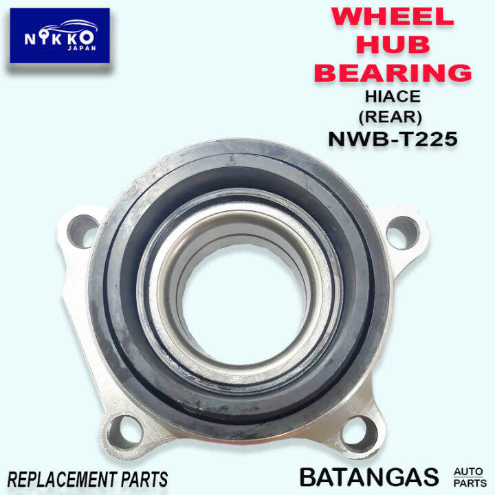 REAR LH AXLE HUB BEARING FOR HIACE NIKKO JAPAN NWB-T225 (1PC) | Lazada PH