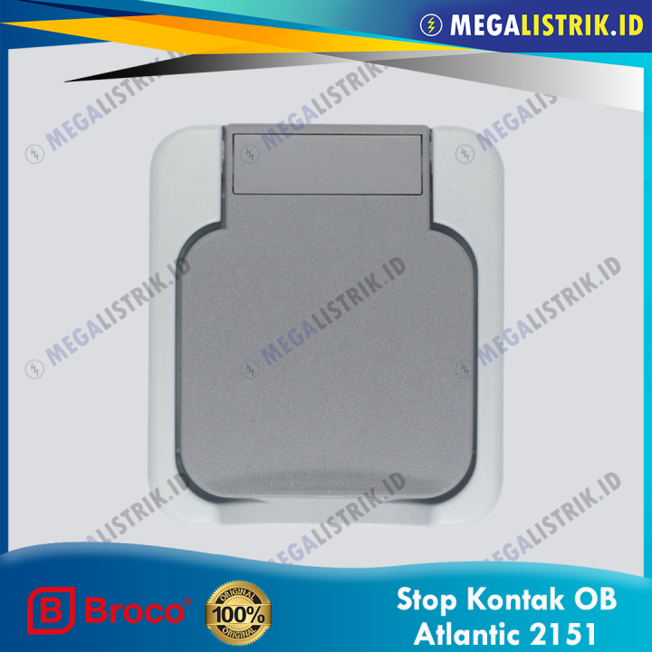 BROCO STOP KONTAK OB ATLANTIC / HEAVY DUTY SINGLE SOCKET OUTLET OUTBOW ...