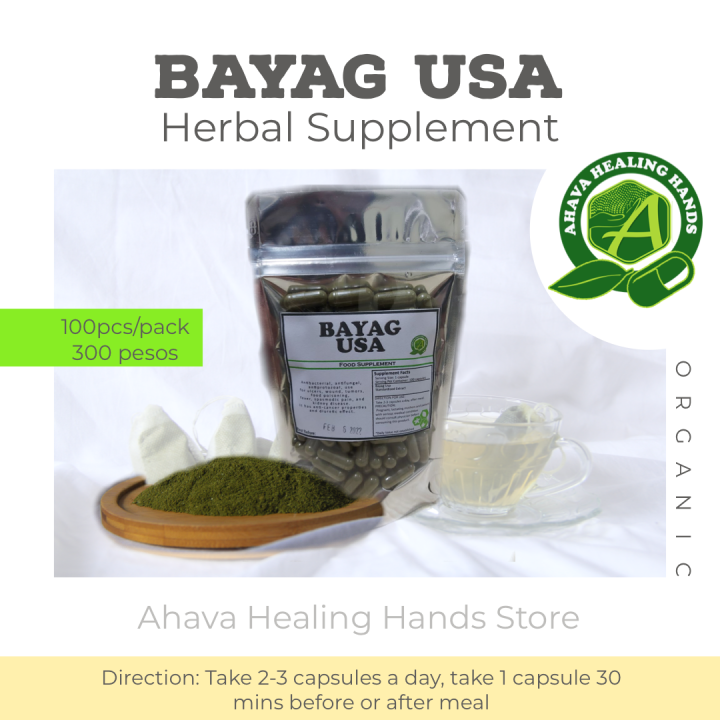 Bayag Usa Capsule (100pcs/pack) Organic - Natural Wellness ni Pastor ...
