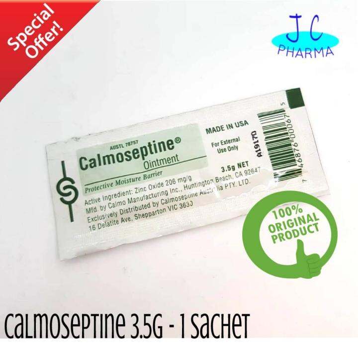 CALMOSEPTINE 3.5g (1 sachet) | Lazada PH