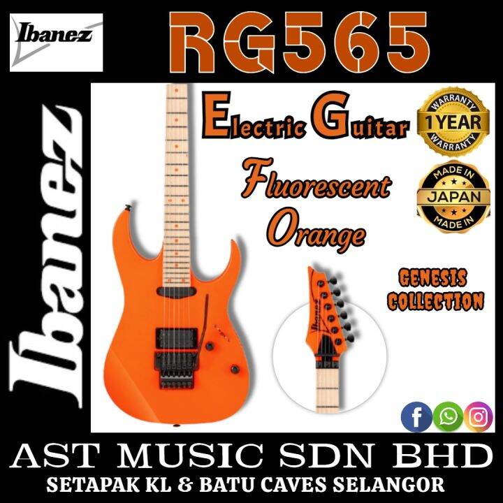 Ibanez RG565 Genesis Collection Electric Guitar - Fluorescent Orange ...