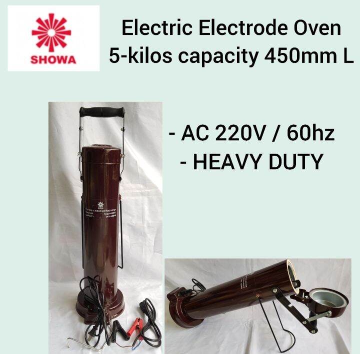 SHOWA Heavy Duty Electric Welding Electrode Oven 5-kilos capacity 450mm ...