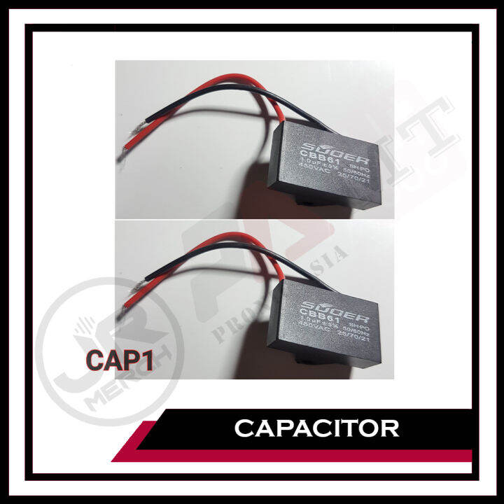 FAN CAPACITOR 1.0uf (CAP1) SOLD PER PC | Lazada PH