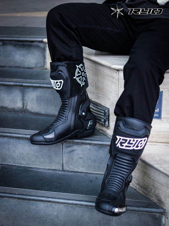 Ryo Boots - รองเท้าขี่มอเตอร์ไซค์ T-Rex(ทีเร็กซ์) | Lazada.co.th