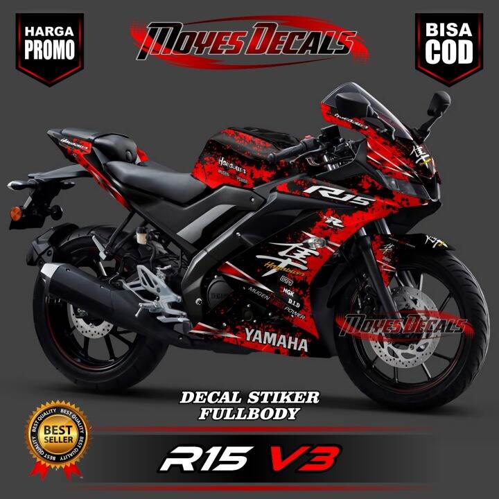 Decal Stiker R15 V3 Fullbody / Stiker r15 v3 Motif Hayabusa MYS199 ...