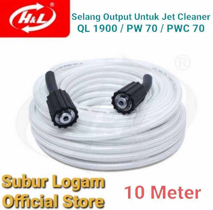 Selang Jet Cleaner 10 Meter untuk QL 2500 10 M 10M Original H&L ...
