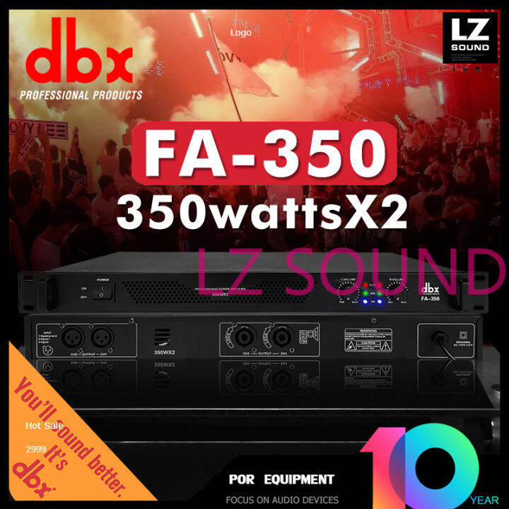 DBX FA-350 FA-700 Power Amplifier 2 / 4 Channel RMS 350W + 350W High ...