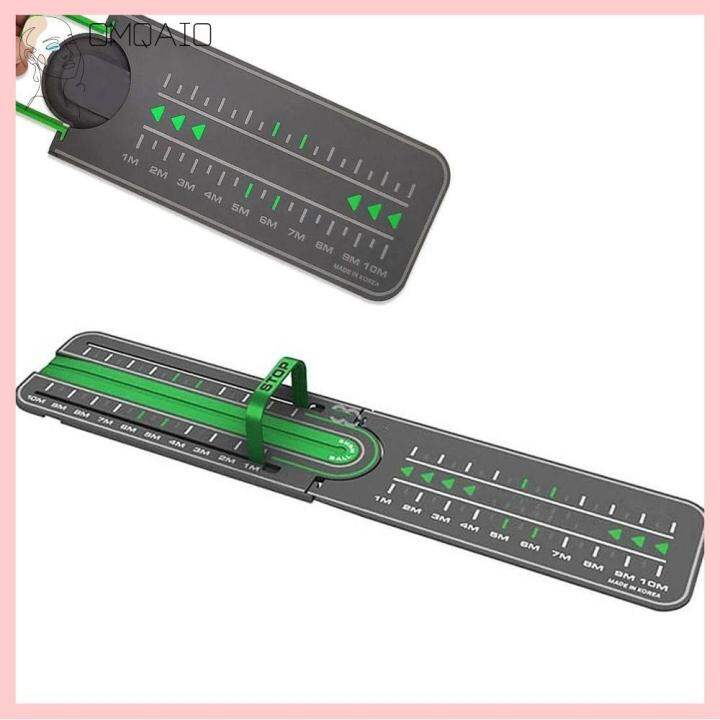 OMQAIO Green Golf Precision Distance Putting Drill Portable Plastic ...