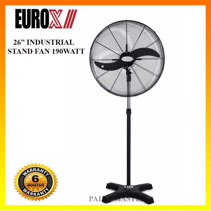 Eurox 26' 650mm Industrial Stand Fan (6 Months Warranty) | Lazada