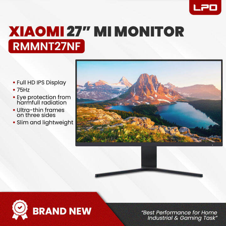 LPO Monitor 27 Xiaomi Mi (RMMNT27NF) Full HD 1920 x 1080 75Hz Ultra ...