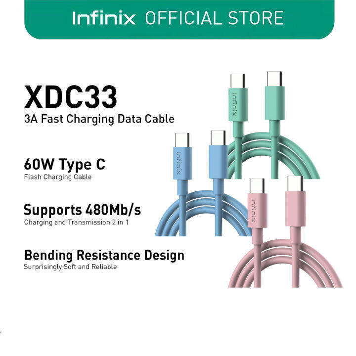 Infinix XDC33 Type C 3A Fast Charging Data Cable | Lazada PH