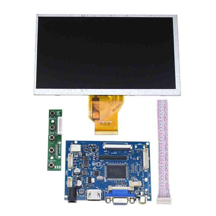 7 inch Raspberry Pi 3 TN LCD With HDMI VGA AV Screen Display Module Pcduino Banana Pi 800x480 ...