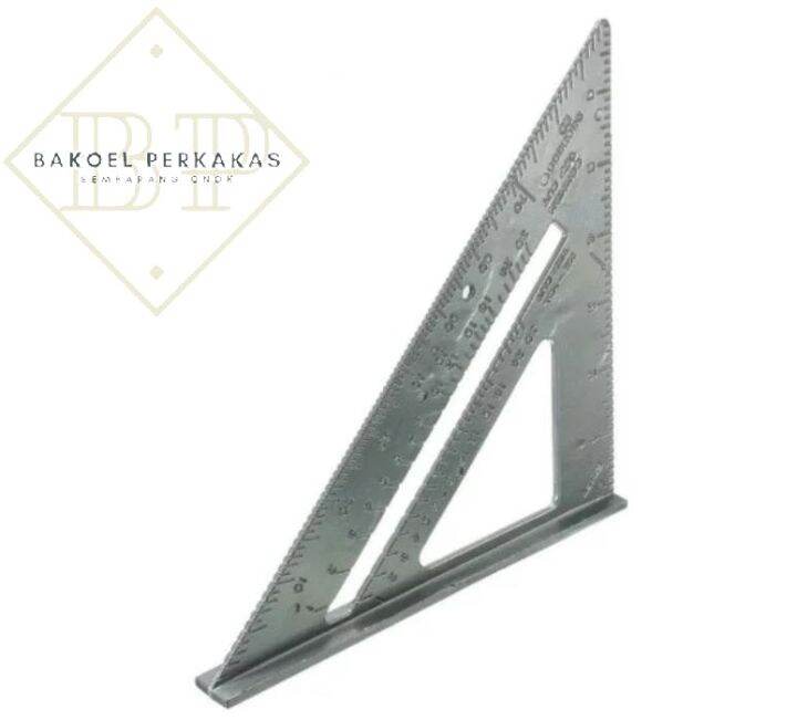 Speed Square JUMBO 12 Inch Penggaris Segitiga Sudut Siku Geser Almini ...