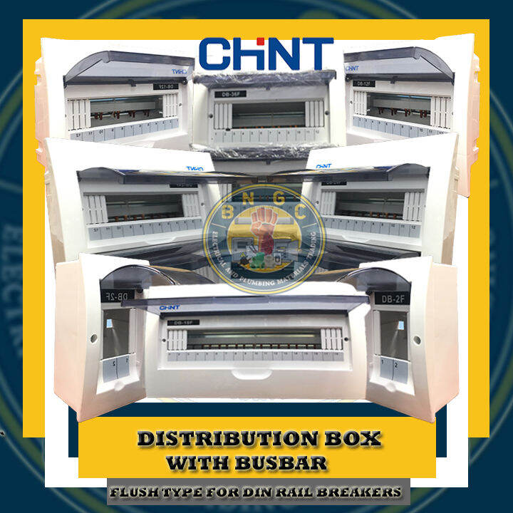 CHINT Flush Type Distribution Box with Busbar (PVC) | Lazada PH