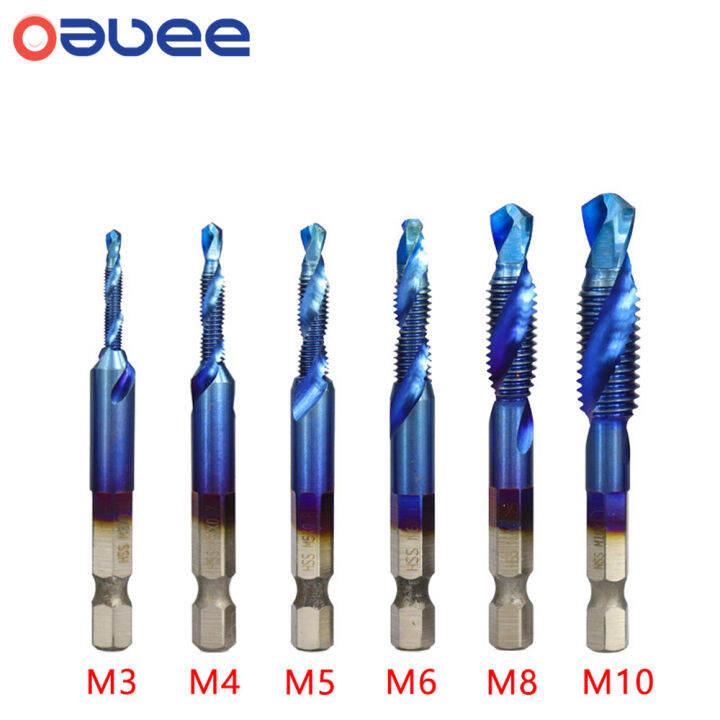 ใหม่ไทเทเนียมชุบ Hex S Hank ไฮสปีดสกรูเกลียวเมตริกแตะเจาะบิตสกรูเครื่อง ...
