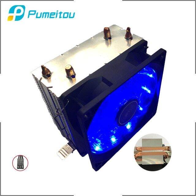 Pumeitou AMD Intel CPU Fan RGB Support 3 pin 4 pin cooler New | Lazada PH