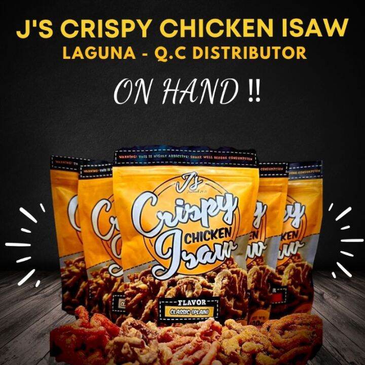 J's Crispy Chicken Isaw ON HAND (The first and original Crispy Isaw in ...