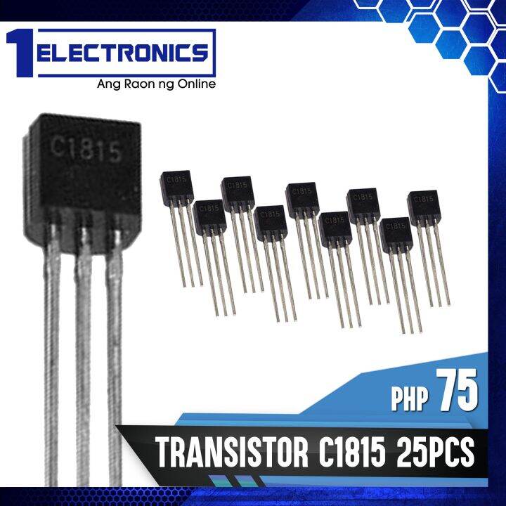 1Electronics 25pcs Transistor C1815 | Lazada PH