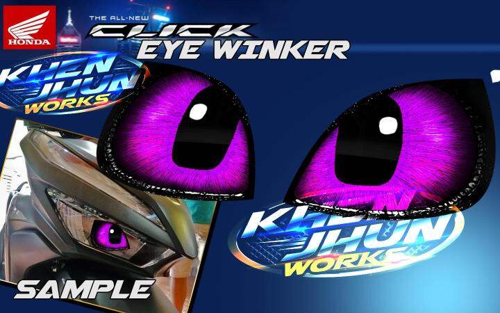 Winker For Honda Click 150i Game Changer Toothless Eye Purple | Lazada PH