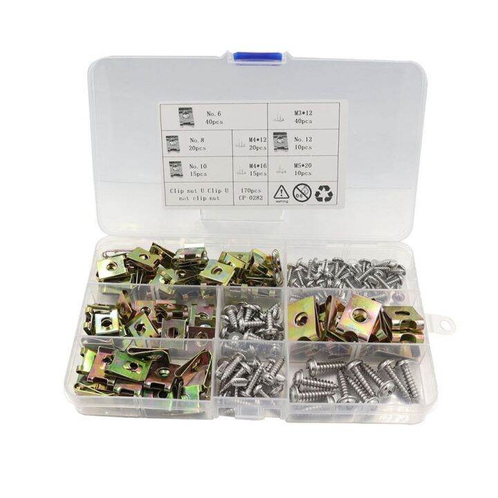 Assortment Kit Tapping Screws Car Fender Bumper Colored Fastener ...
