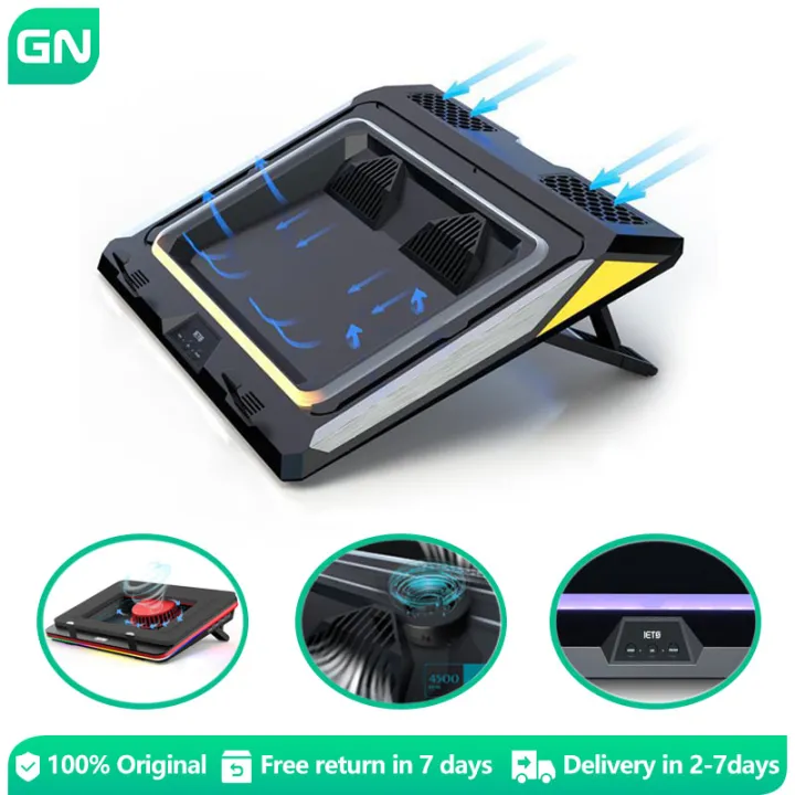 Original iets gt300s dual blower laptop cooler for 17 gaming with dust ...