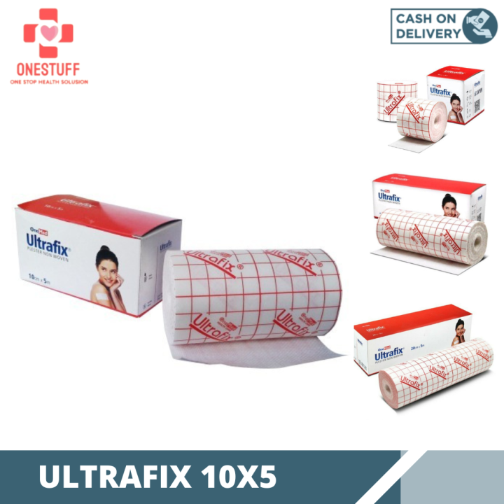 Onestuff Ultrafix Plester Plesterin Penutup Luka 10 cm x 5m Perban Non Woven | Lazada Indonesia