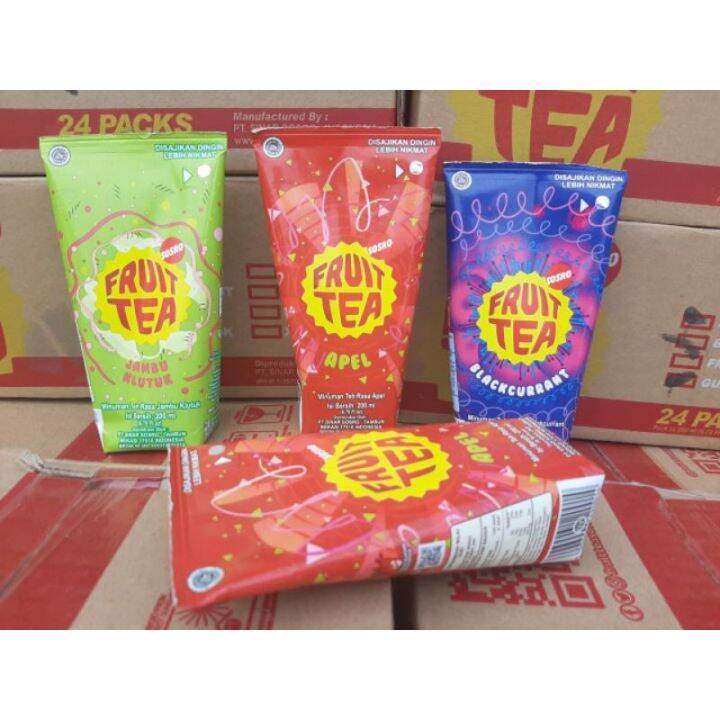 Fruit Tea Genggam 200ml (1 dus isi 24 pack ) / Fruit Tea Minuman ...