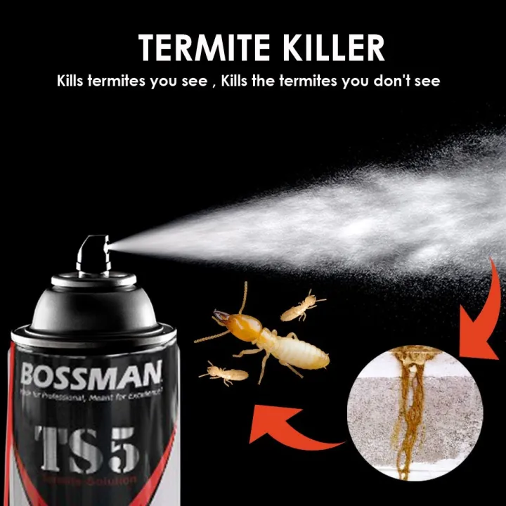 Bossman TS5 Termite Aerosol Foam Termite Killer Penyembur Anai-Anai ...
