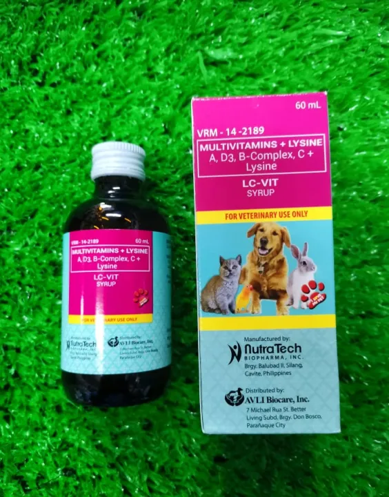 LC-VIT Syrup (Multivitamins) for Pets 60ml | Lazada PH