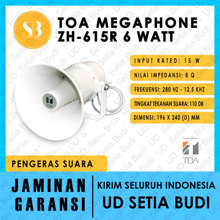 TOA Horn Speaker ZH-615R / ZH-615 R 15 Watt | Lazada Indonesia